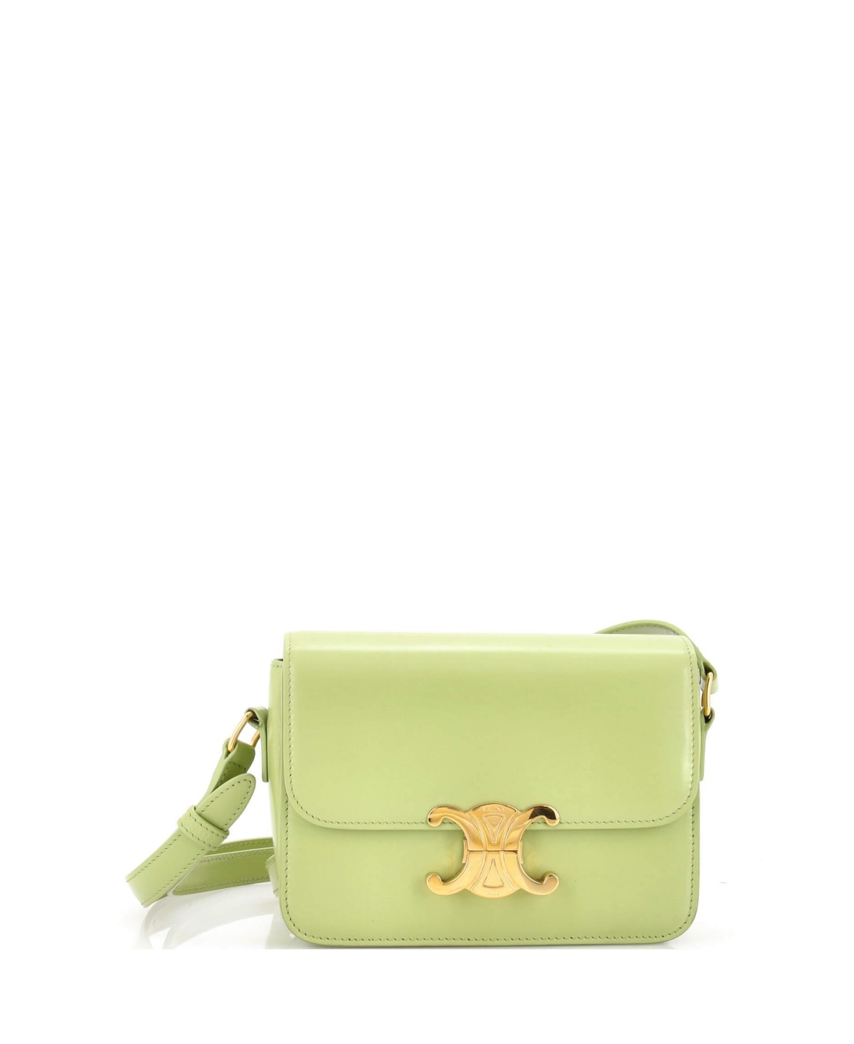 Click here for Pre-Owned Celine Teen Triomphe Shoulder Bag Smooth... prices