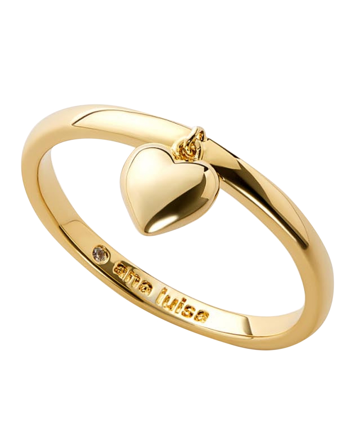 Click here for Ana Luisa 14K Gold-Plated Leia Puffy Heart Ring -... prices