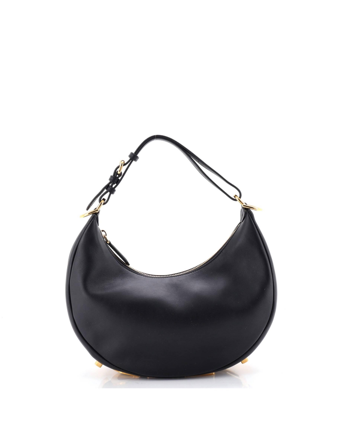 Click here for Pre-Owned Fendi Small Fendigraphy Bag Leather - Bl... prices