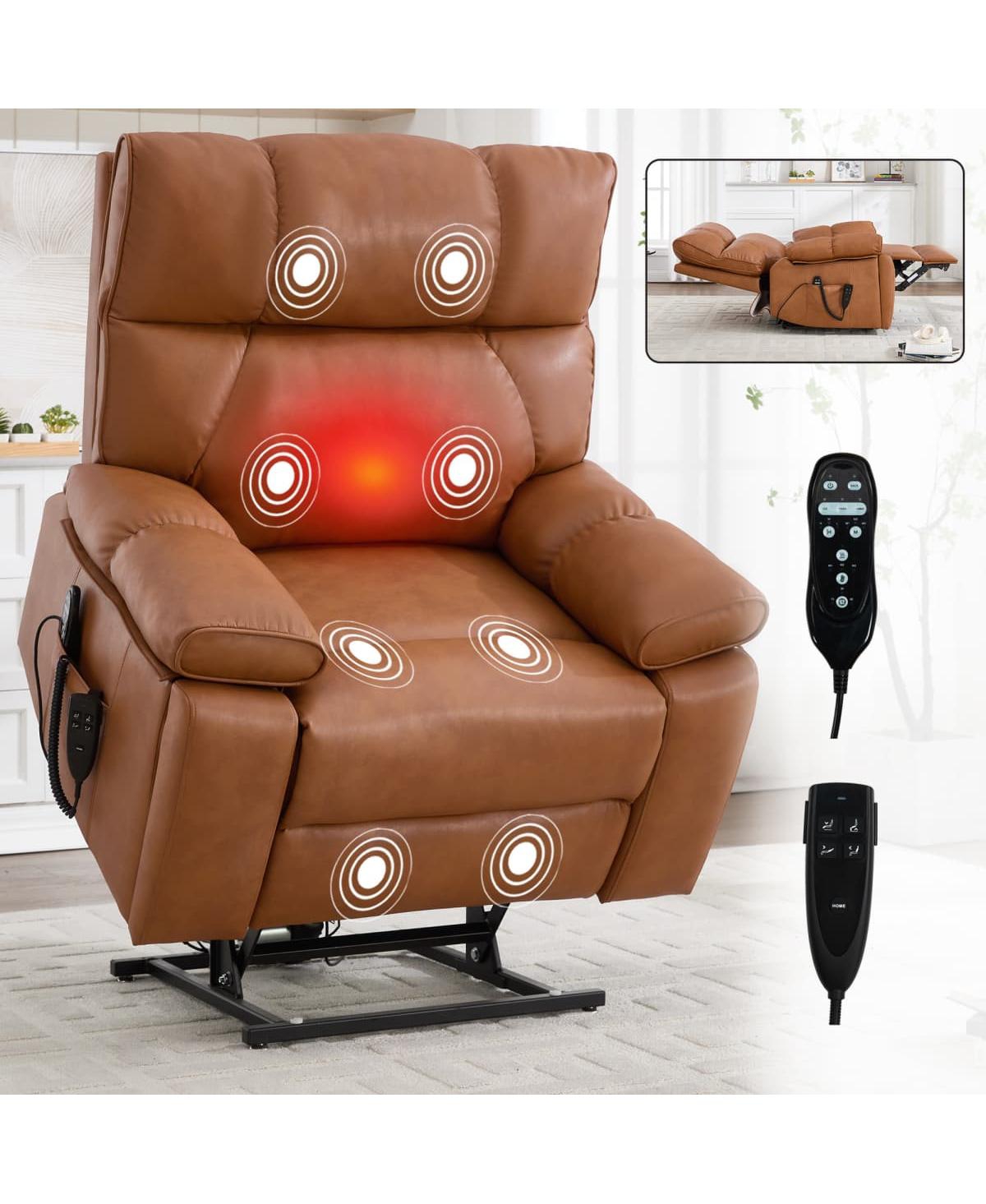 Click here for Maison Boucle Oversized Power Lift Recliner Chair... prices