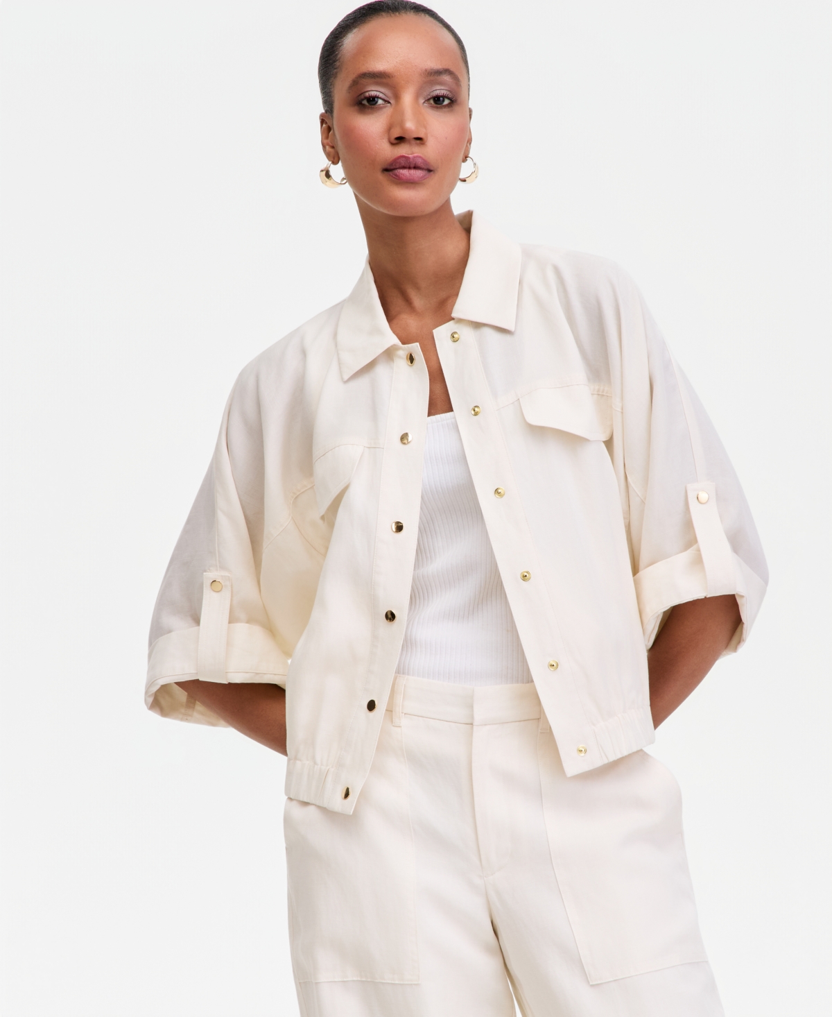 Click here for I.n.c. International Concepts Womens Linen-Blend 3... prices