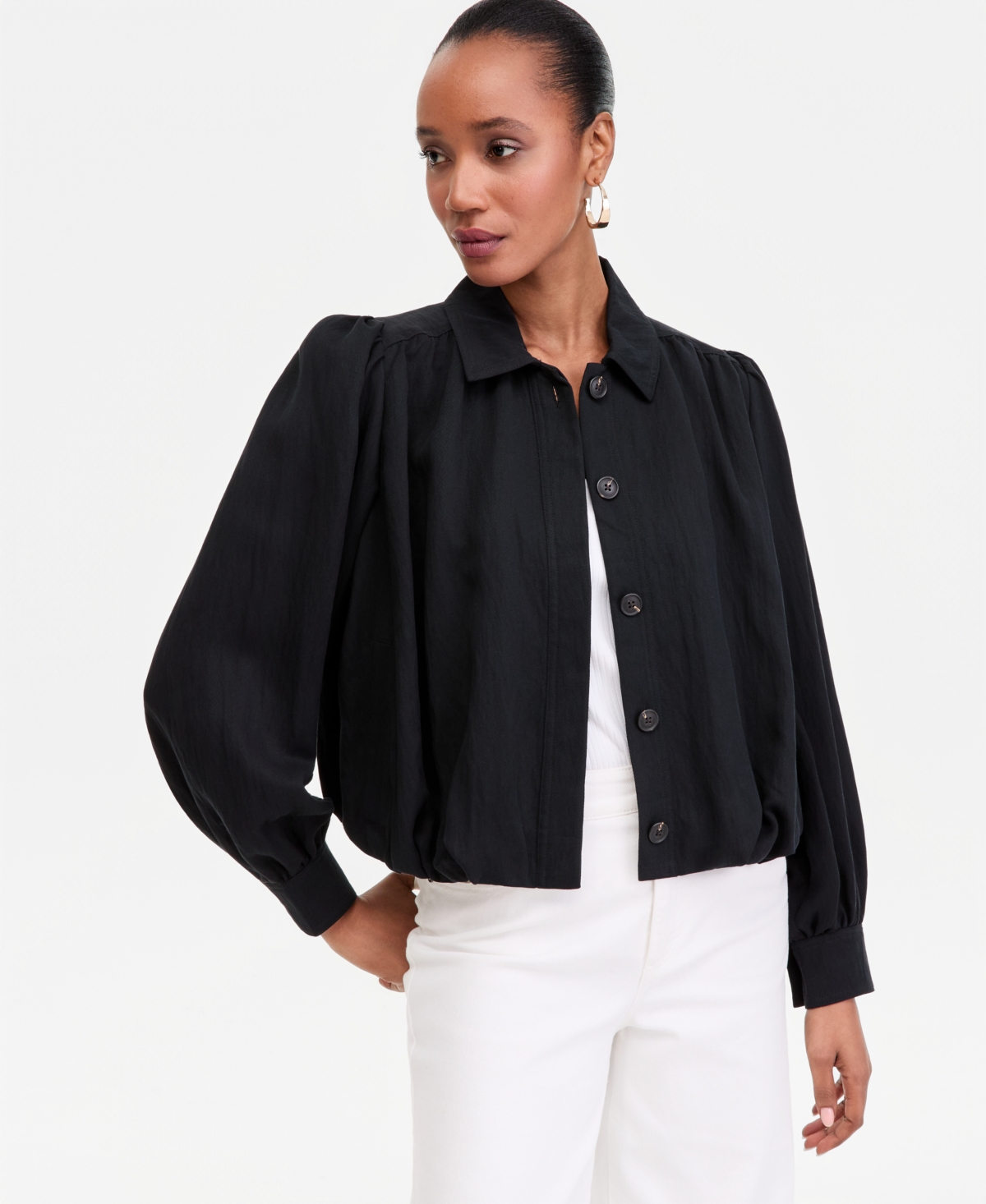 Click here for I.n.c. International Concepts Womens Cropped Bubbl... prices