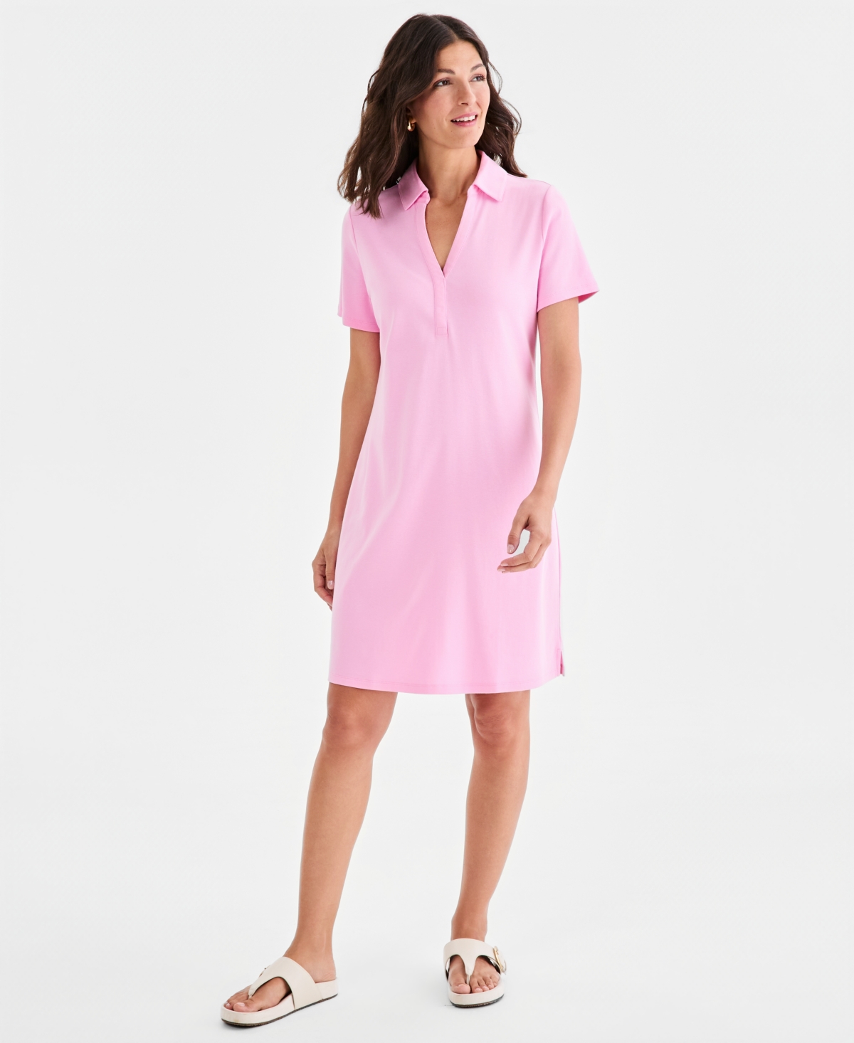 Click here for Style & Co Womens Polo Dress  Macys Exclusive - Ro... prices