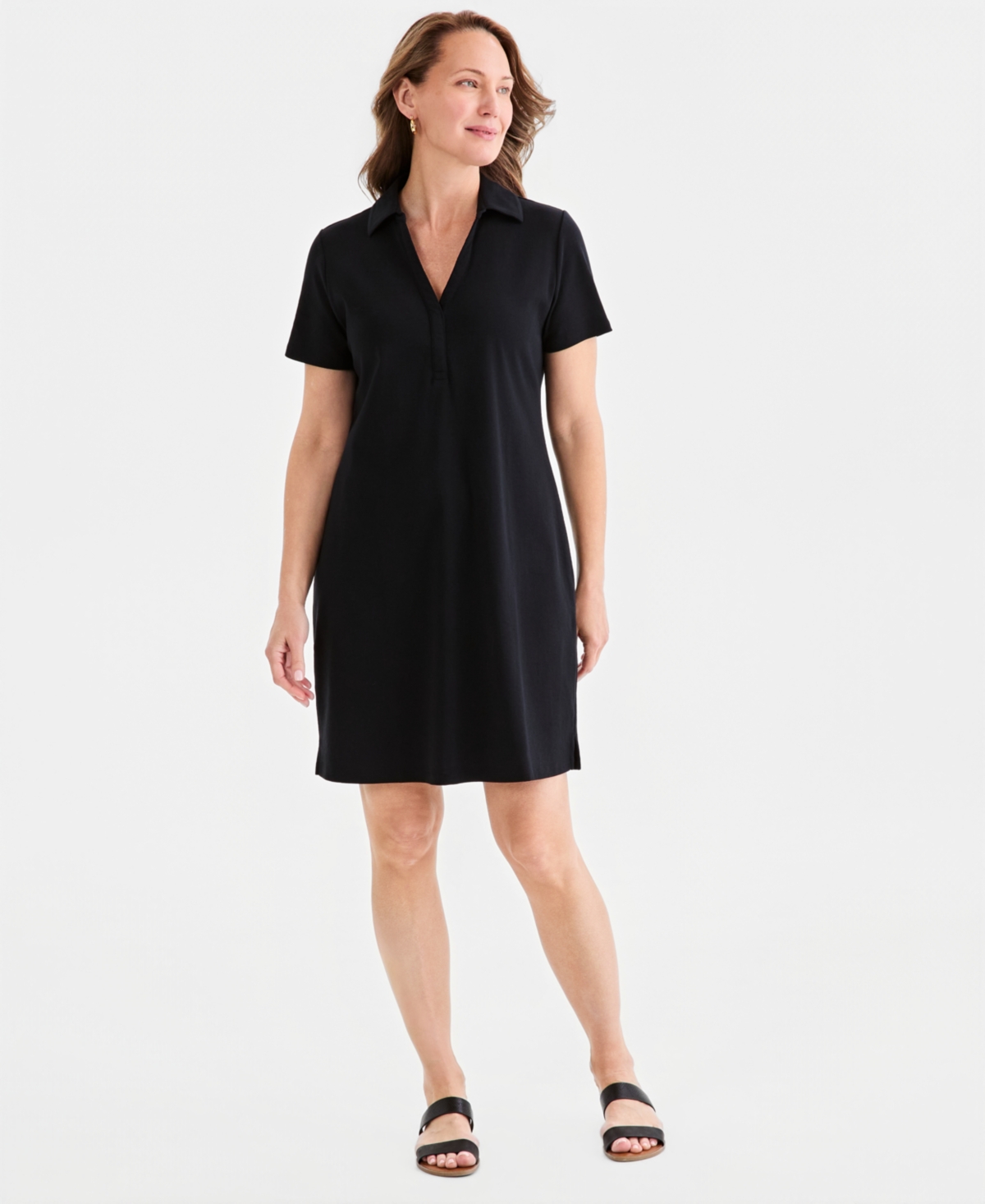 Click here for Style & Co Womens Polo Dress  Macys Exclusive - De... prices