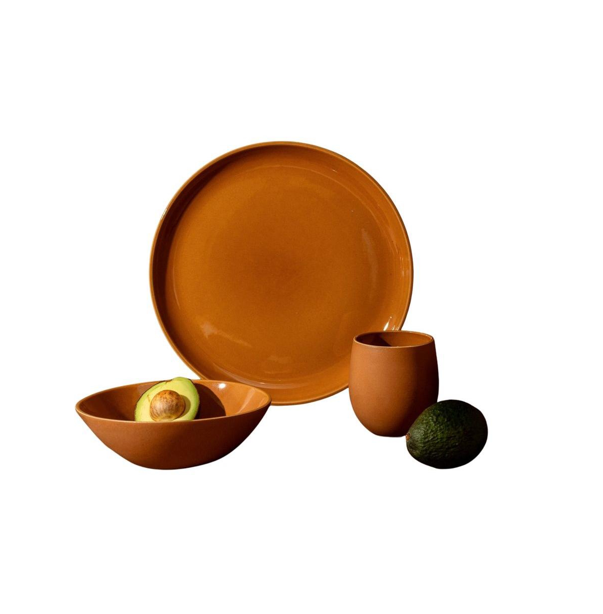 Click here for Gharyan Stoneware  Gourmet Breakfast Set - Matte t... prices