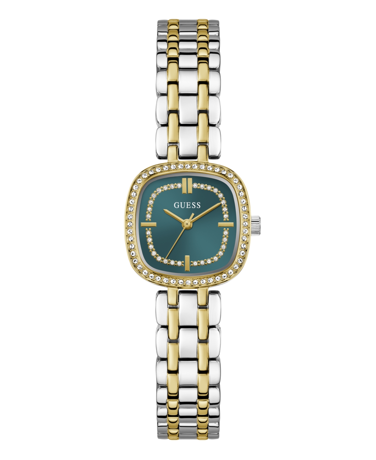 Click here for Guess Womens Gold-Tone Stainless Steel Analog Watc... prices