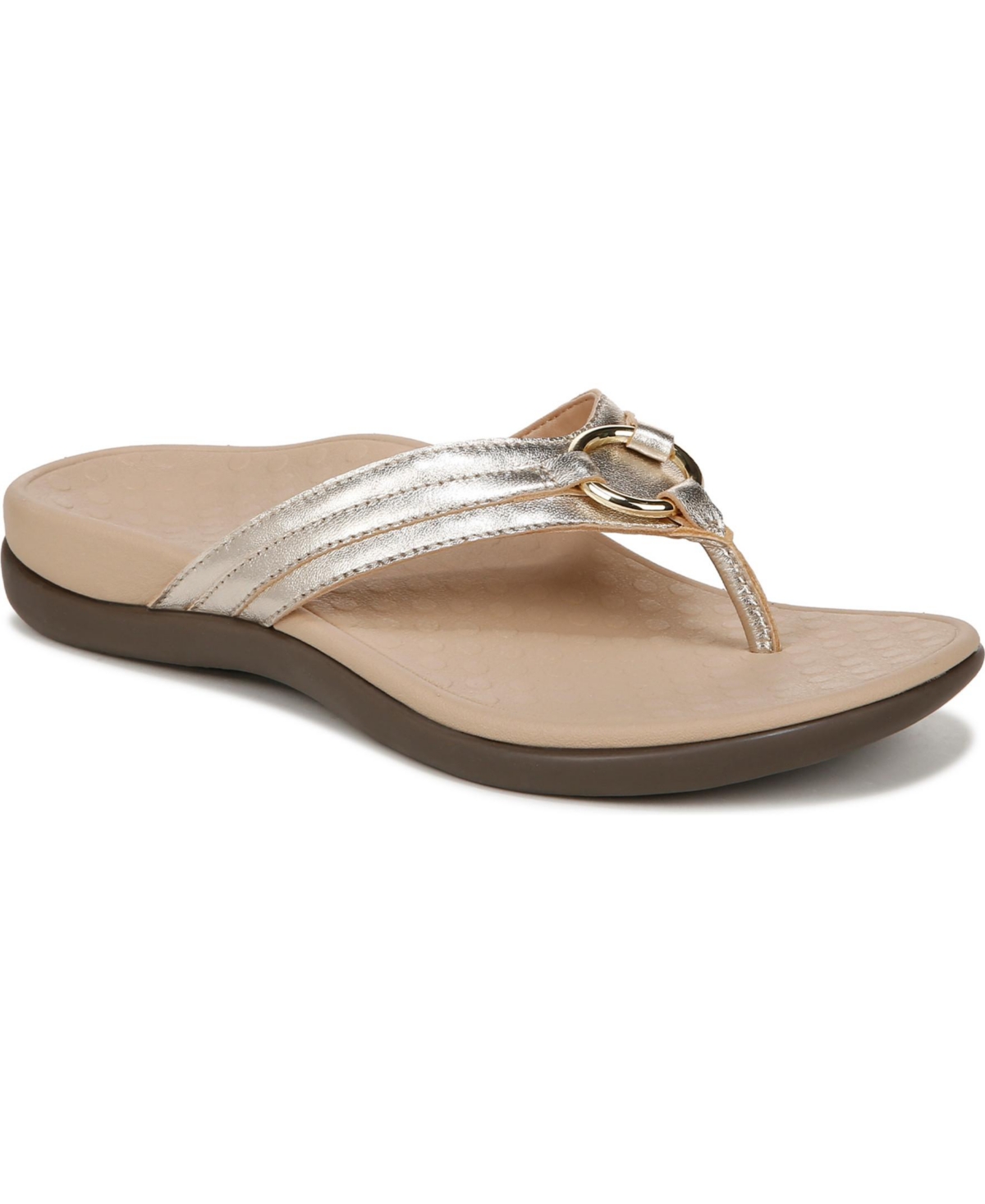 Click here for Vionic Womens Aloe Thong Sandals - Champagne beige... prices