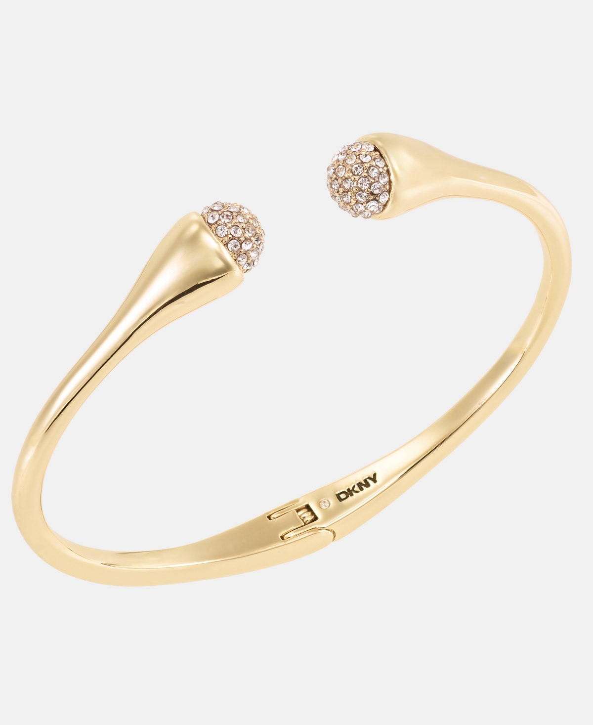 Click here for Dkny Gold-Tone Crystal Pave Beaded Cuff Bracelet -... prices