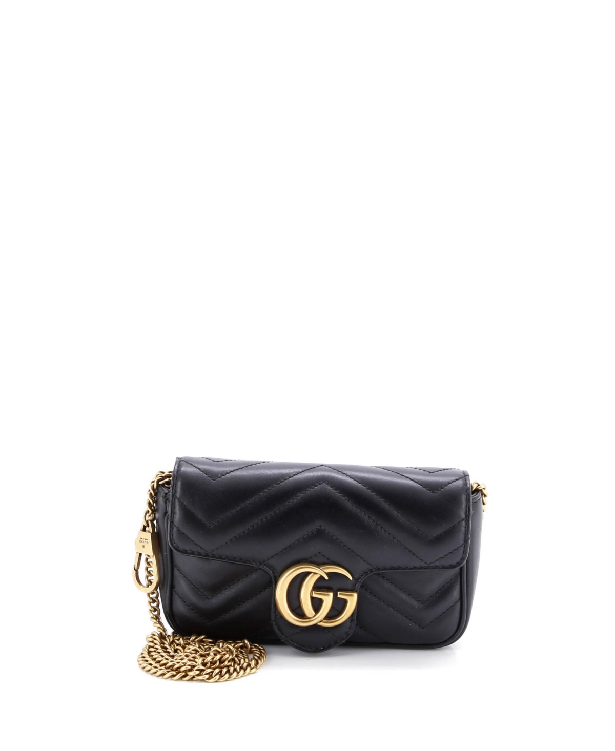 Click here for Pre-Owned Gucci Super Mini Gg Marmont Flap Bag Mat... prices