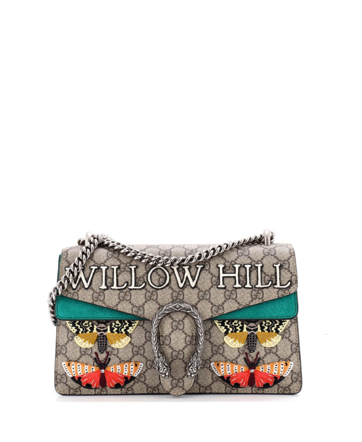 Click here for Pre-Owned Gucci Small Dionysus Bag Embroidered Gg... prices