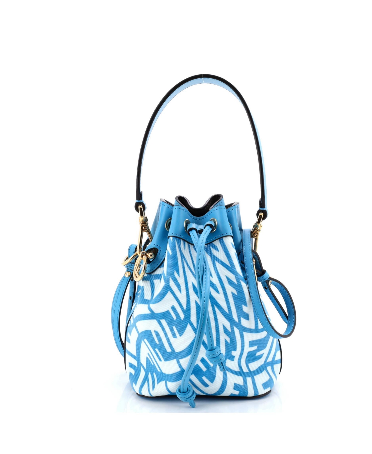 Click here for Pre-Owned Fendi Mini Mon Tresor Bucket Bag Vertigo... prices