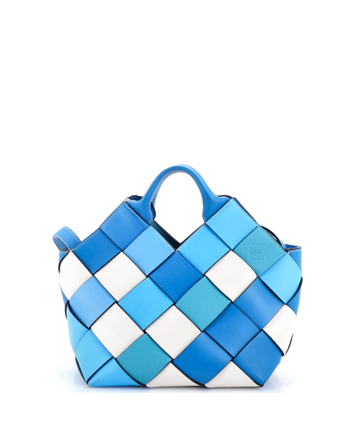 Click here for Pre-Owned Loewe Small Woven Basket Bag Leather - B... prices