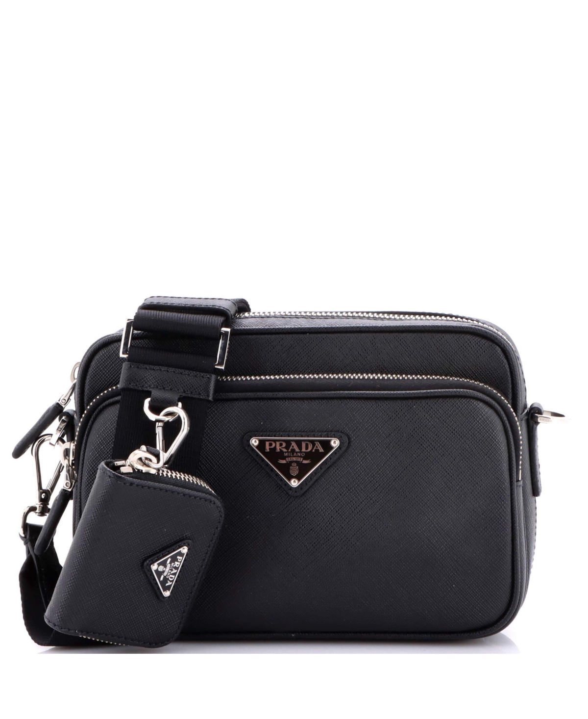 Click here for Pre-Owned Prada Small Front Pocket Camera Bag Saff... prices