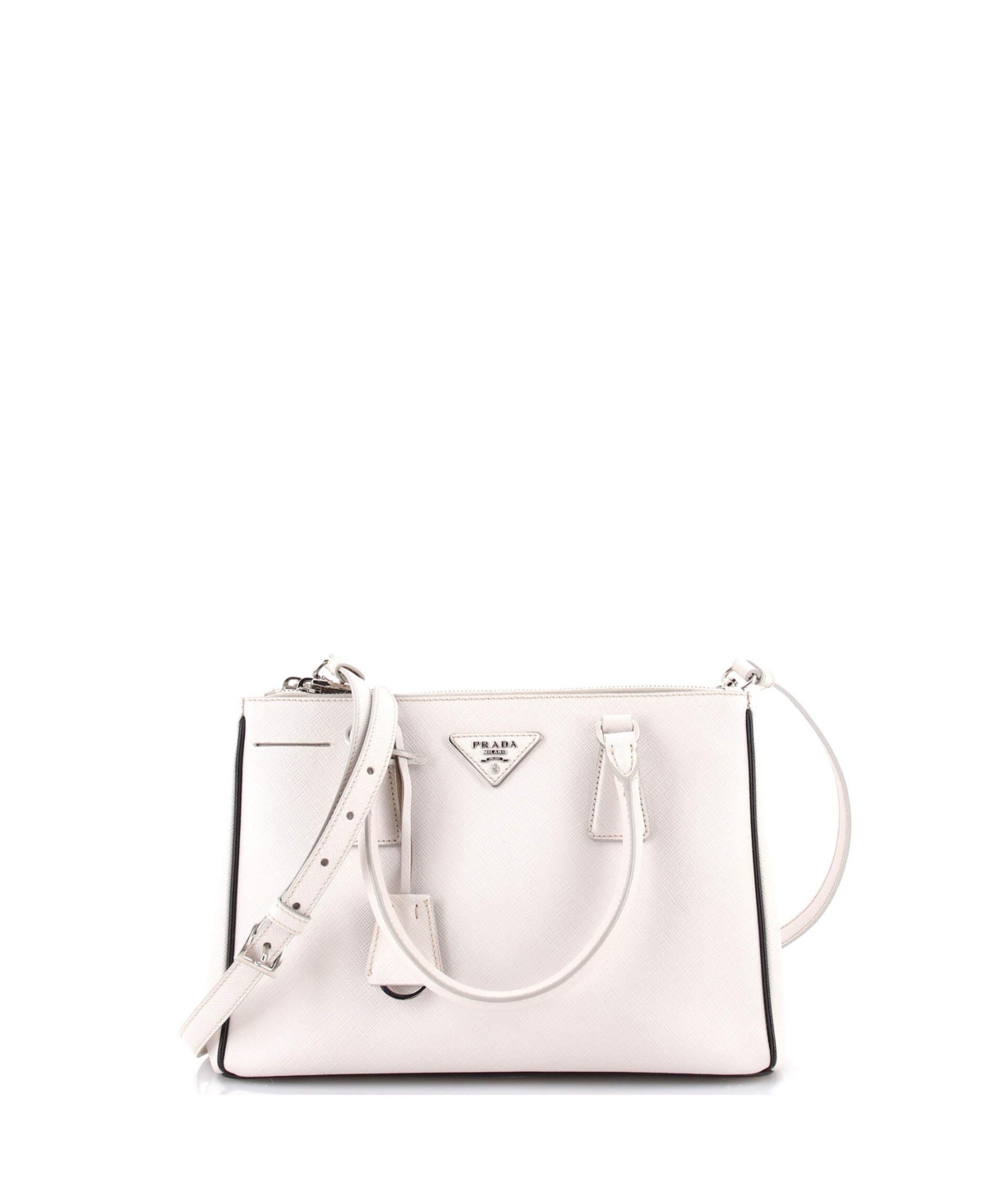 Click here for Pre-Owned Prada Small Galleria Double Zip Tote Saf... prices