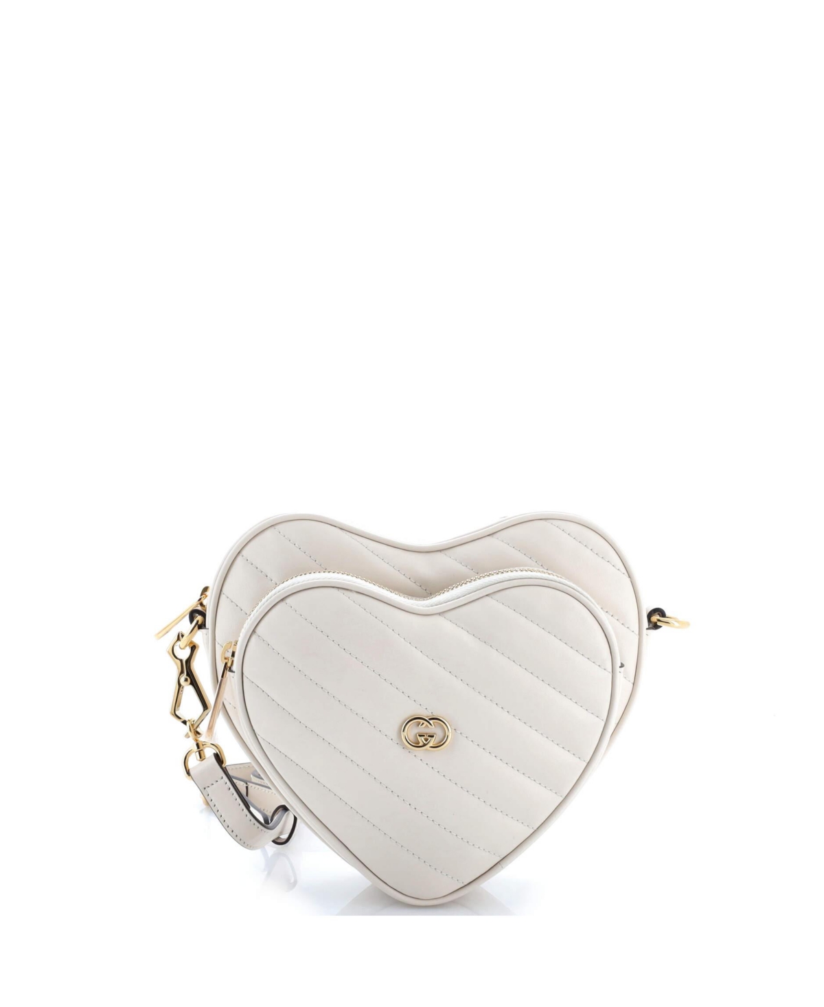Click here for Pre-Owned Gucci Mini Interlocking G Heart Shoulder... prices