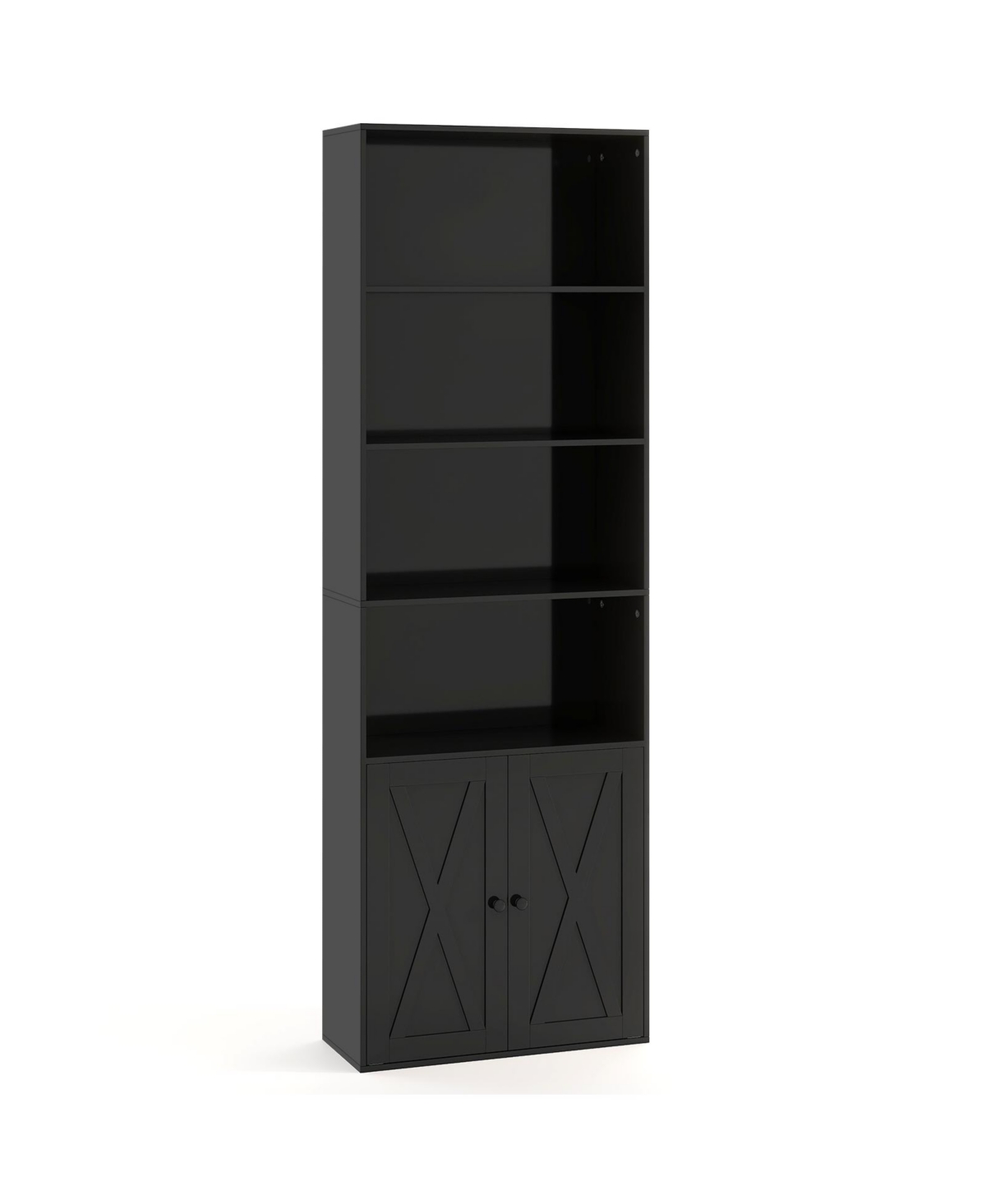 Click here for Sugift Tall Freestanding Bookshelf with Cabinet an... prices