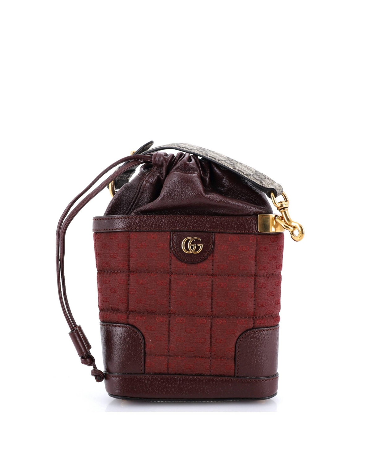 Click here for Pre-Owned Gucci Mini Drawstring Bucket Crossbody B... prices