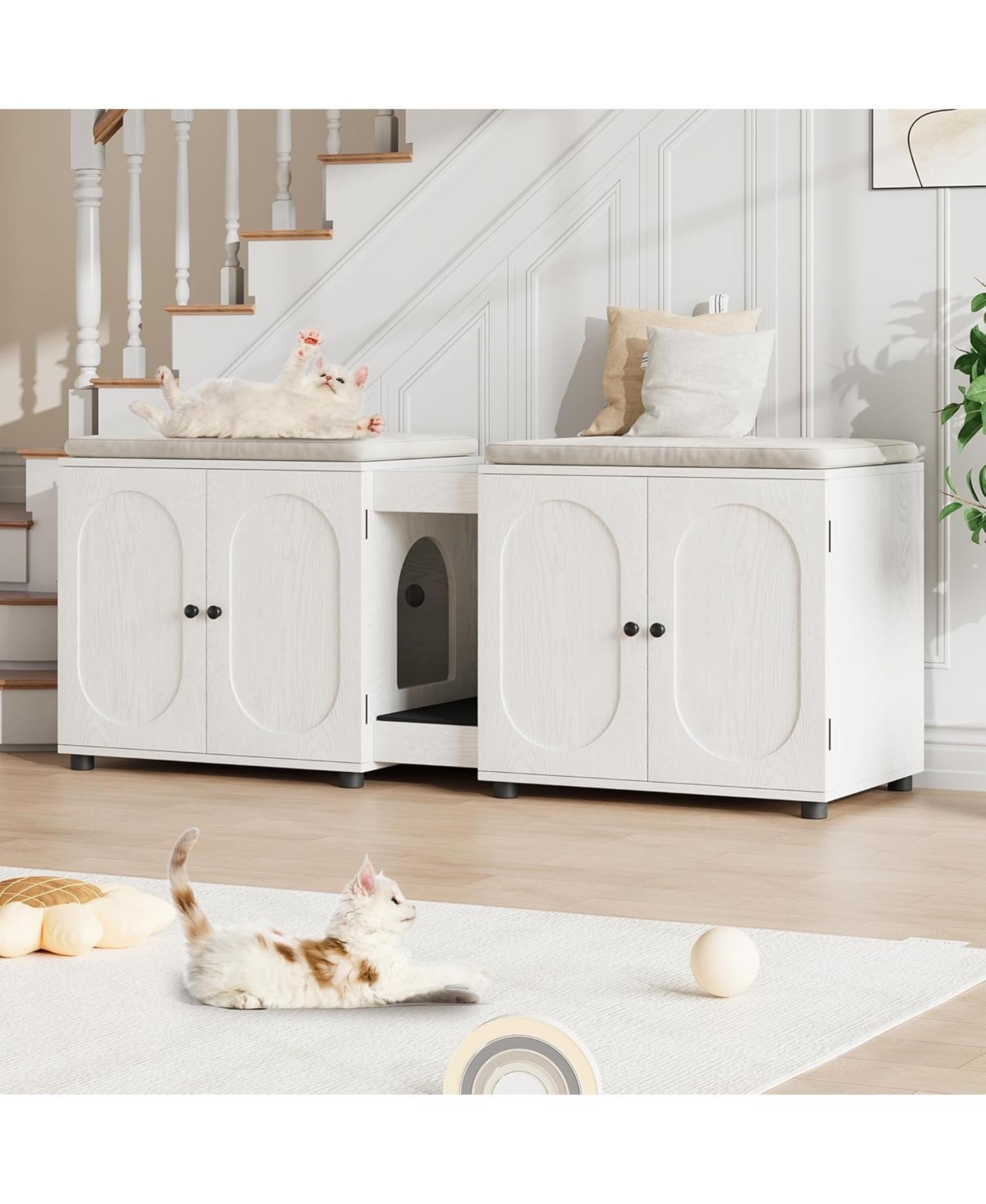 Click here for gaomon Cat Litter Box Enclosure 55.1 Double Litter... prices