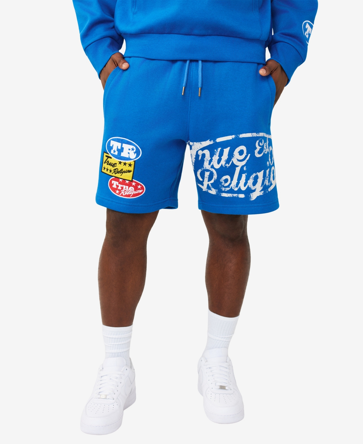 Click here for True Religion Mens Regular-Fit Logo Patch Sweat Sh... prices