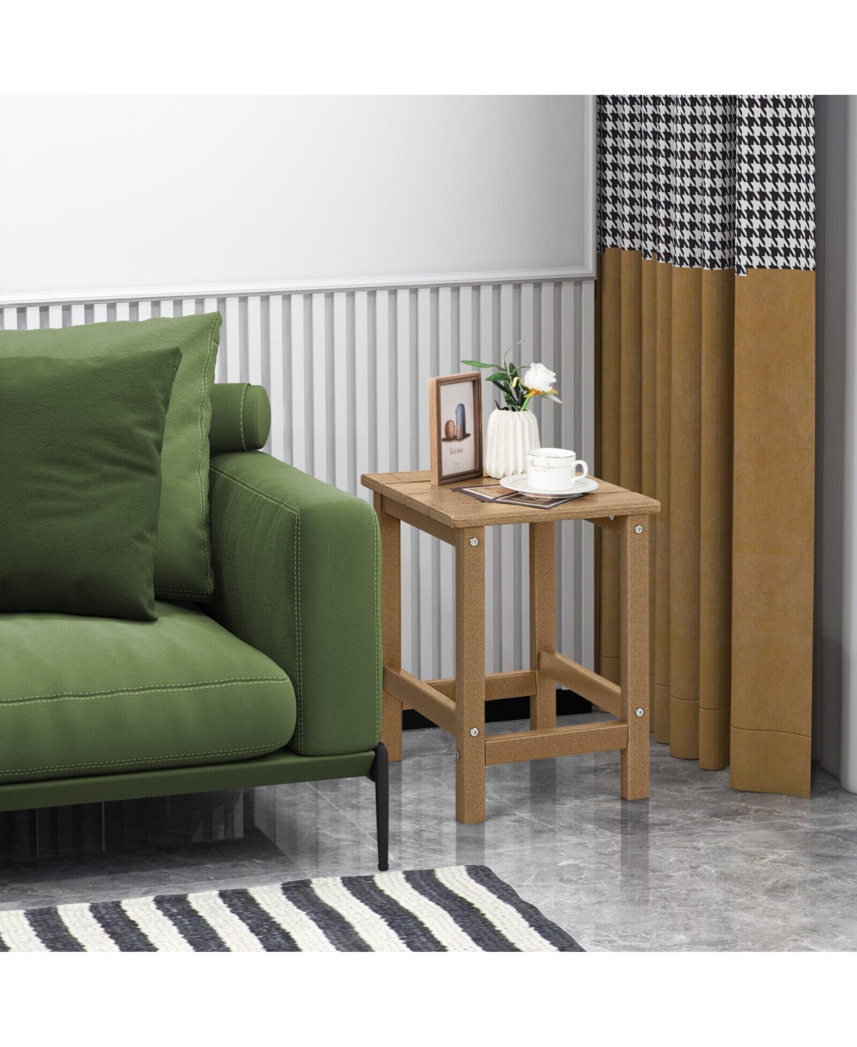 Click here for sumyeg 14 Inch Square Outdoor Adirondack Side Tabl... prices