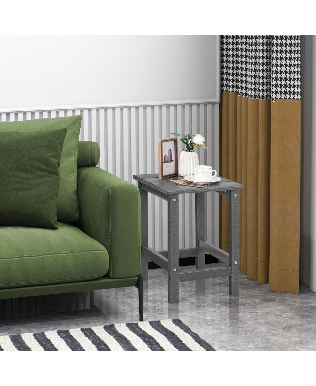 Click here for sumyeg 14 Inch Square Outdoor Adirondack Side Tabl... prices