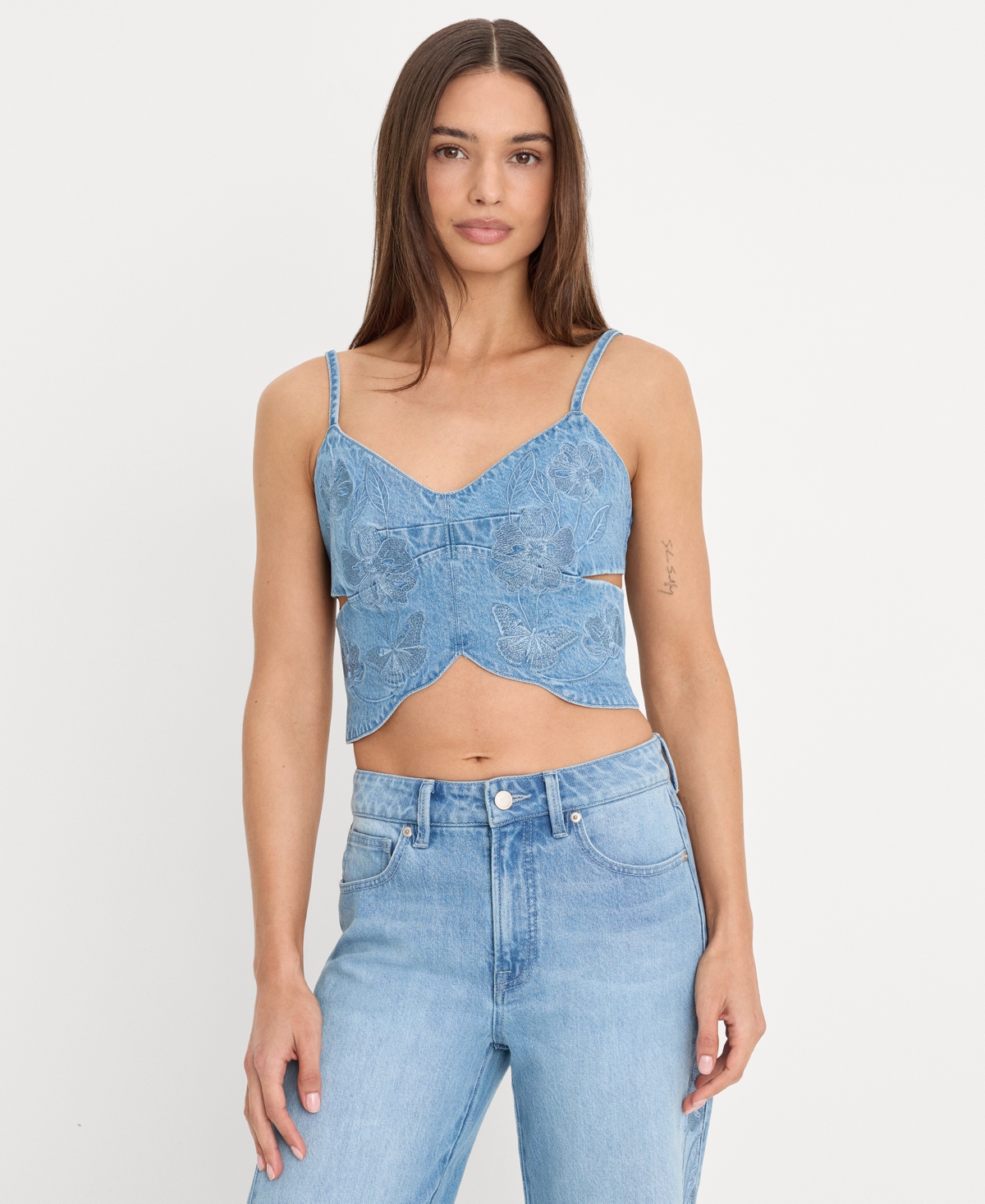 Click here for Good American Womens Sleeveless Butterfly Top - In... prices