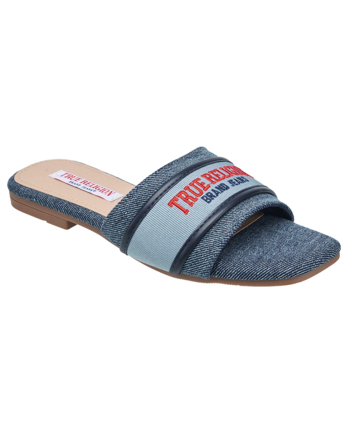 Click here for True Religion Womens Remy Logo Band Sandal - Denim prices
