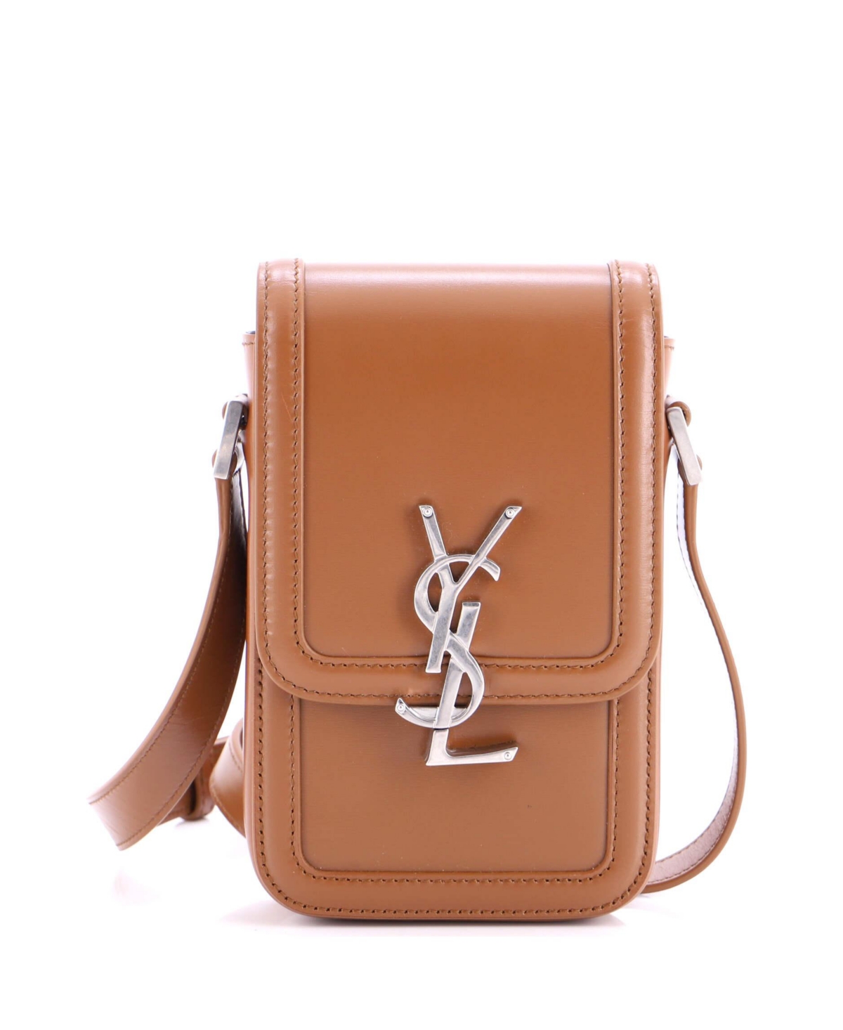 Click here for Pre-Owned Saint Laurent Mini Solferino Bag Leather... prices