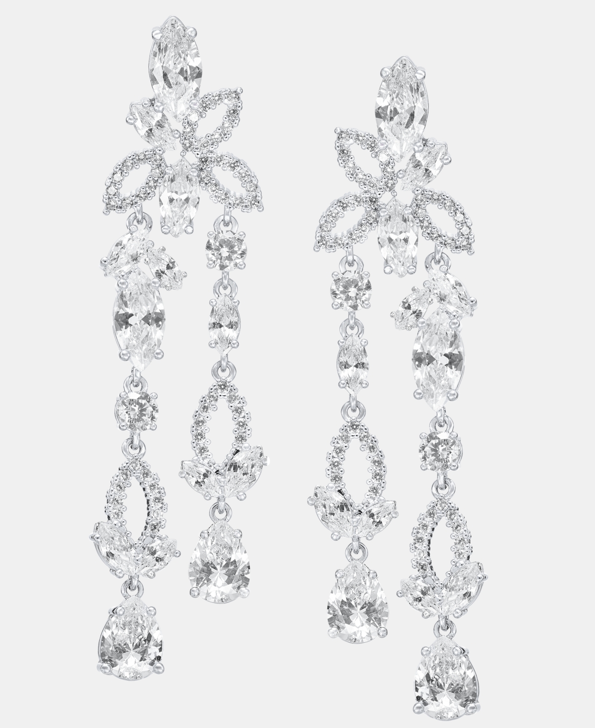 Click here for Givenchy Cubic Zirconia Viney Chandelier Earrings... prices