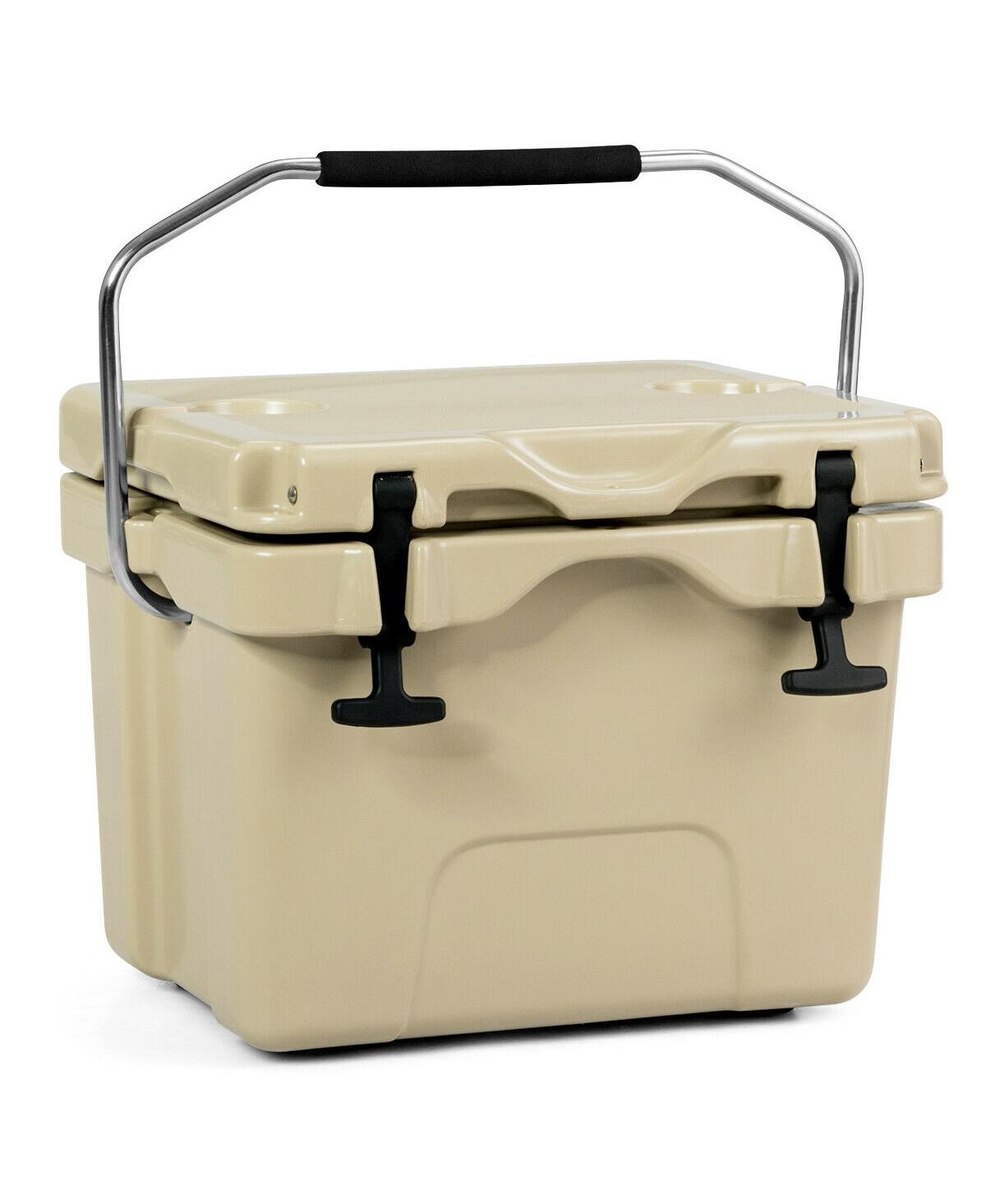 Click here for Sugift 16 Quart Insulated Cooler with Cup Holders... prices