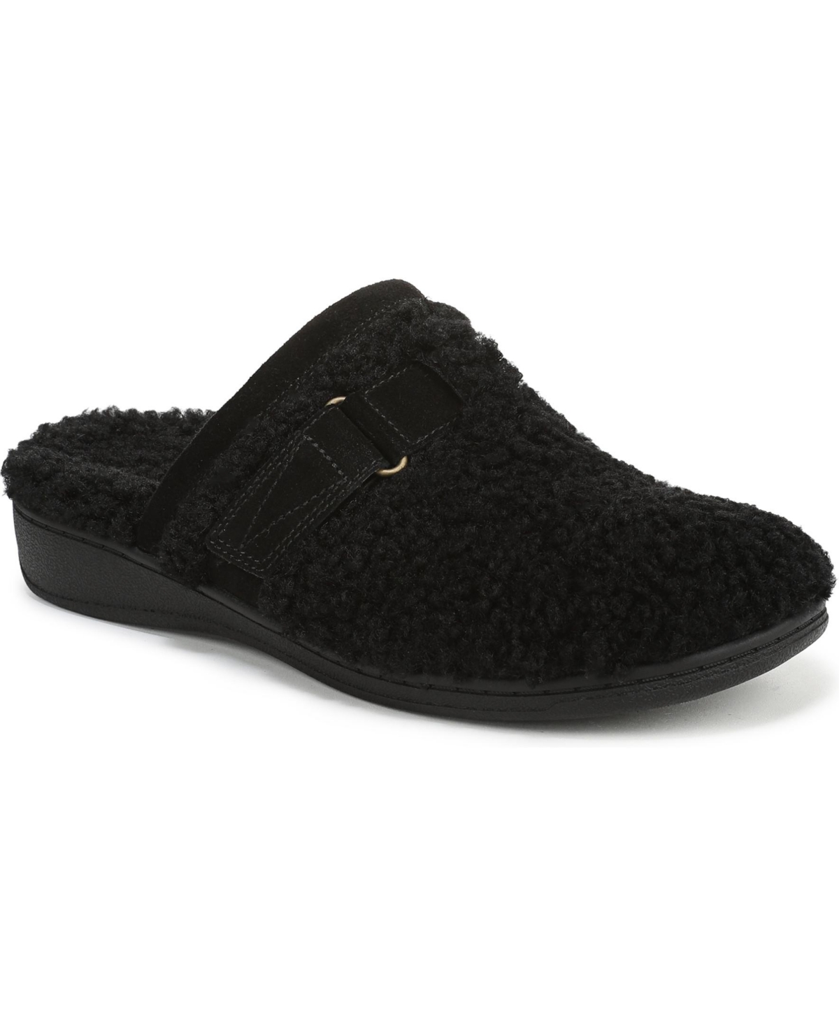 Click here for Vionic Womens Izzy Mule Slippers - Black prices