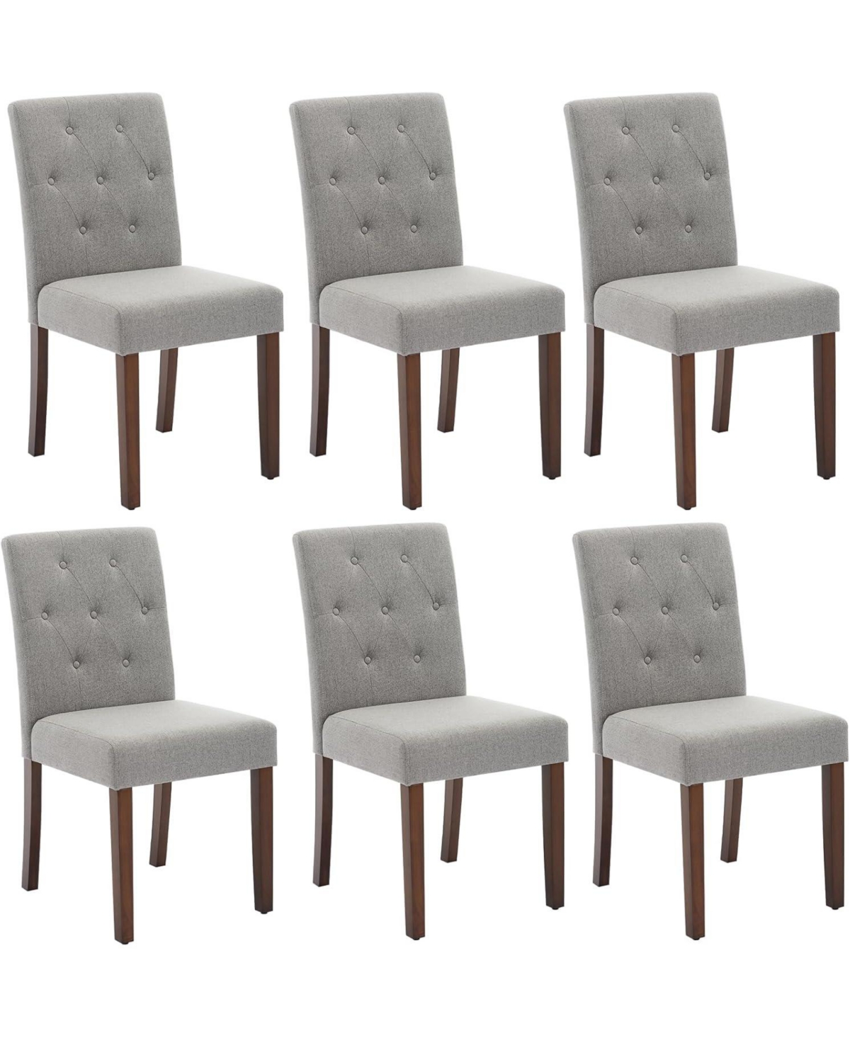 Click here for gaomon Parsons Button Tufted Dining Chairs Set of... prices