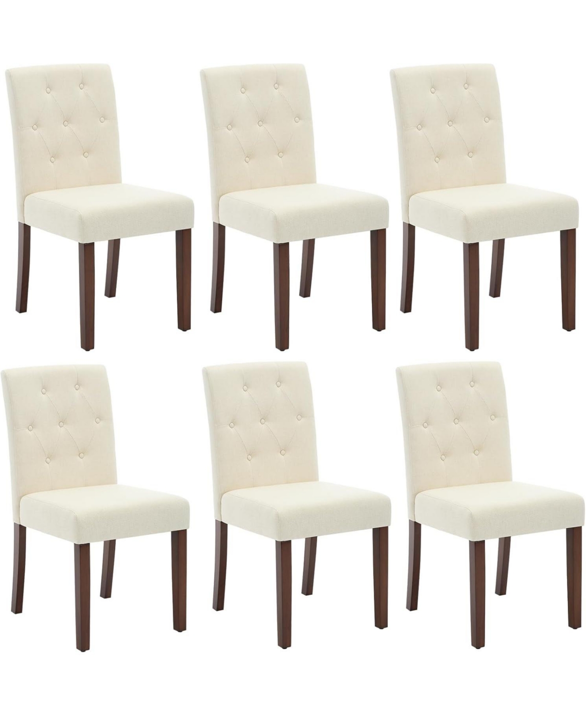 Click here for gaomon Parsons Button Tufted Dining Chairs Set of... prices