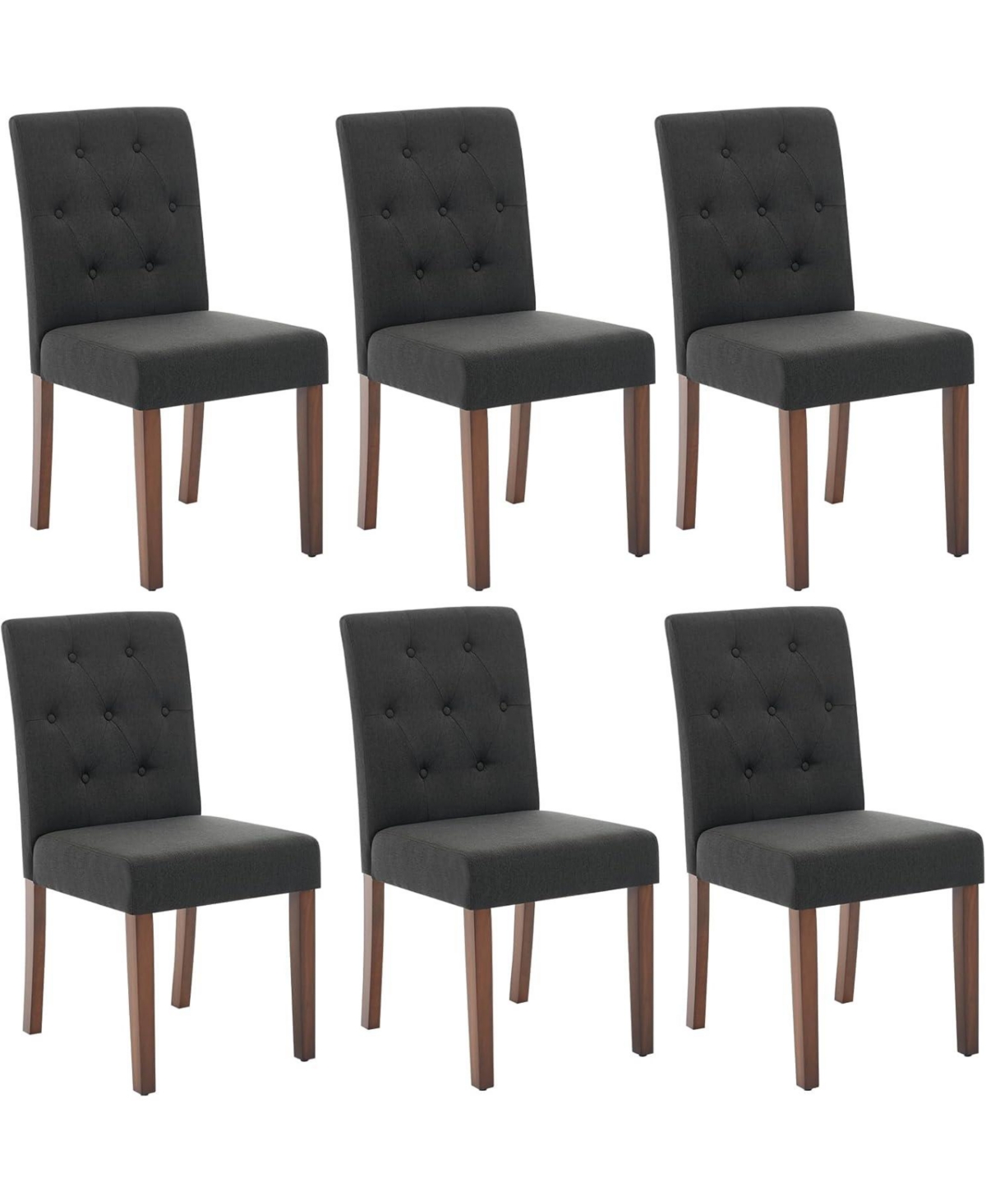 Click here for gaomon Parsons Button Tufted Dining Chairs Set of... prices