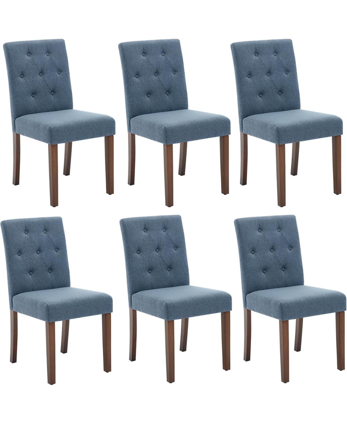 Click here for gaomon Parsons Button Tufted Dining Chairs Set of... prices