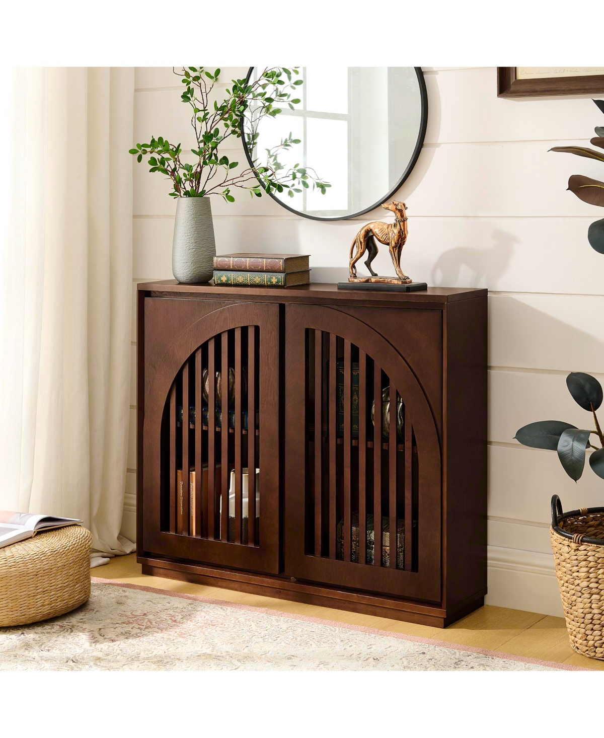 Click here for sumyeg Mid Century Modern Storage Cabinet with 2 D... prices