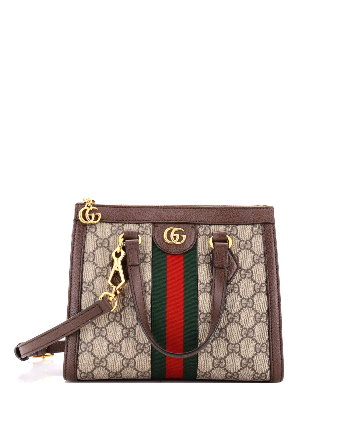 Click here for Pre-Owned Gucci Small Ophidia Top Handle Tote Gg C... prices