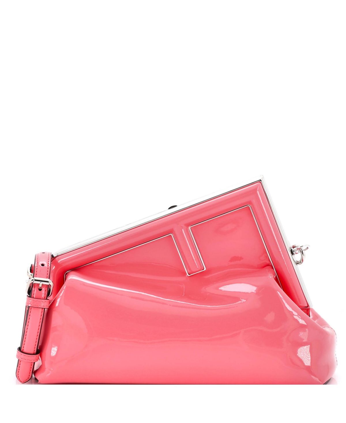 Click here for Pre-Owned Fendi Midi First Bag Patent - Pink prices