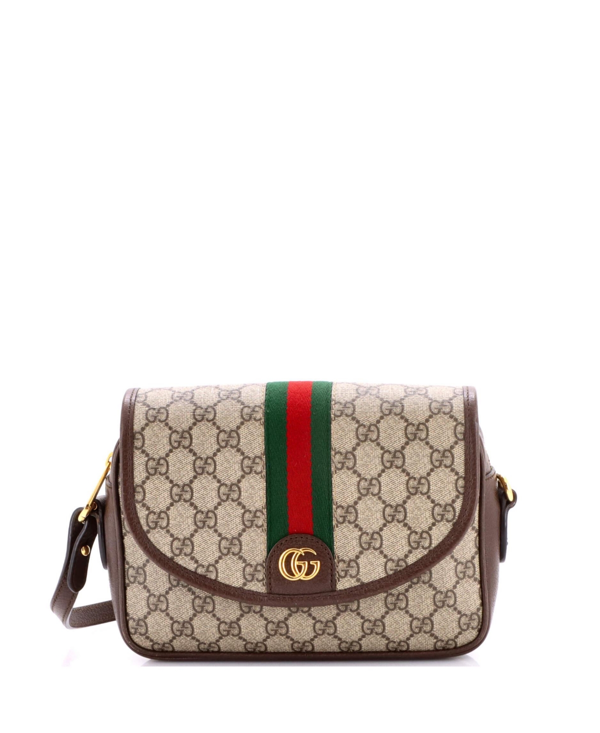 Click here for Pre-Owned Gucci Small Ophidia Flap Shoulder Bag Gg... prices