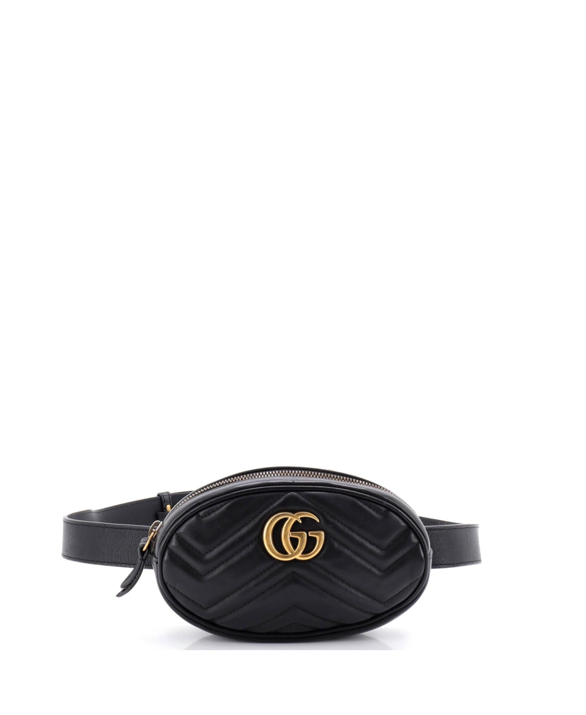 Click here for Pre-Owned Gucci Gg Marmont Belt Bag Matelasse Leat... prices