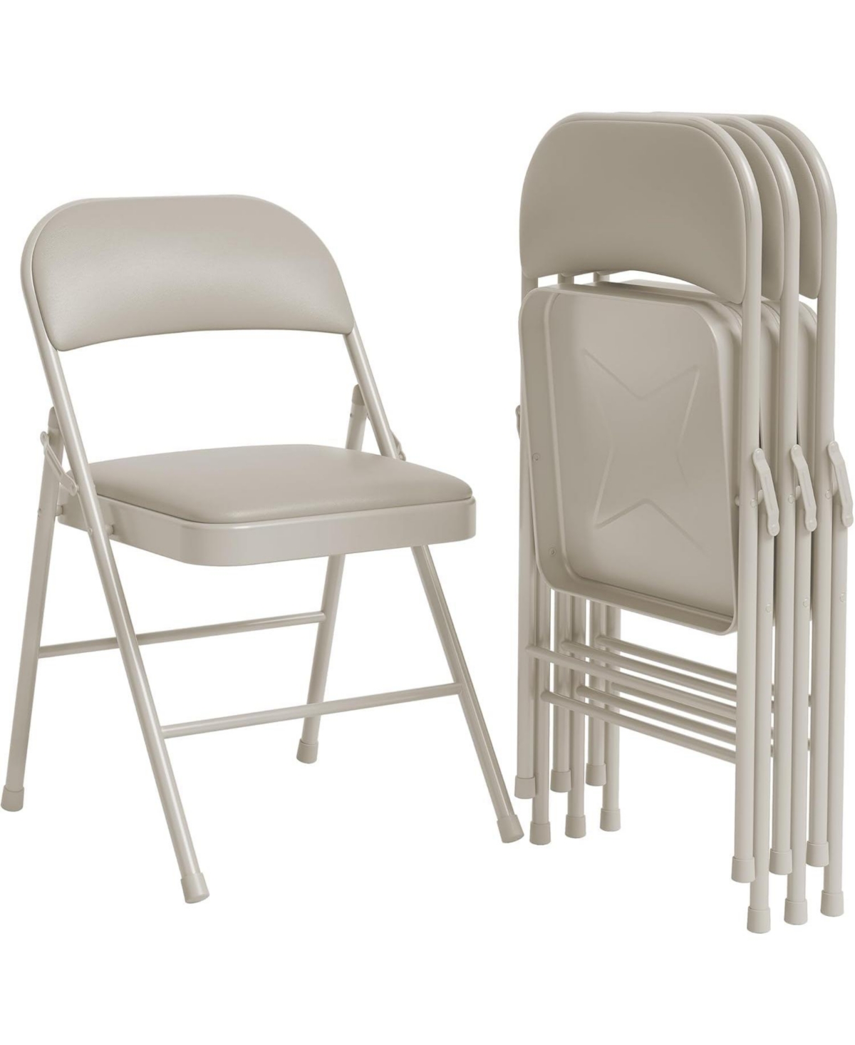 Click here for gaomon 8-Pack Metal Folding Chairs  Padded Seat an... prices