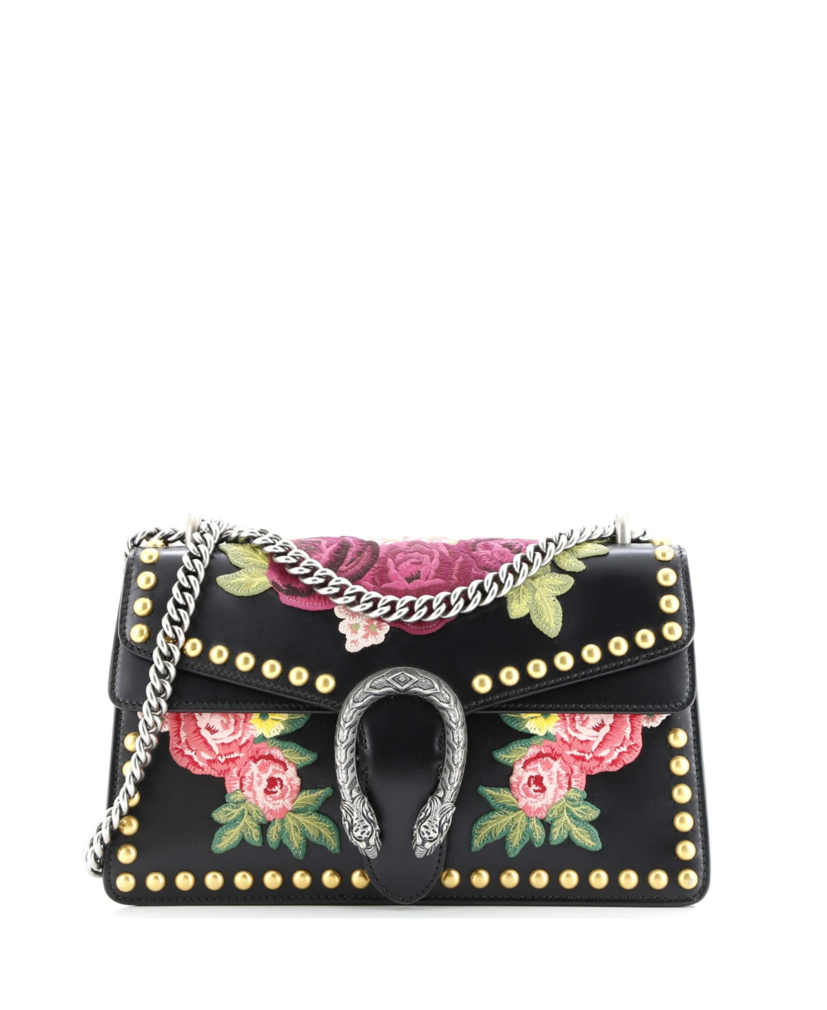 Click here for Pre-Owned Gucci Small Dionysus Bag Embroidered Stu... prices
