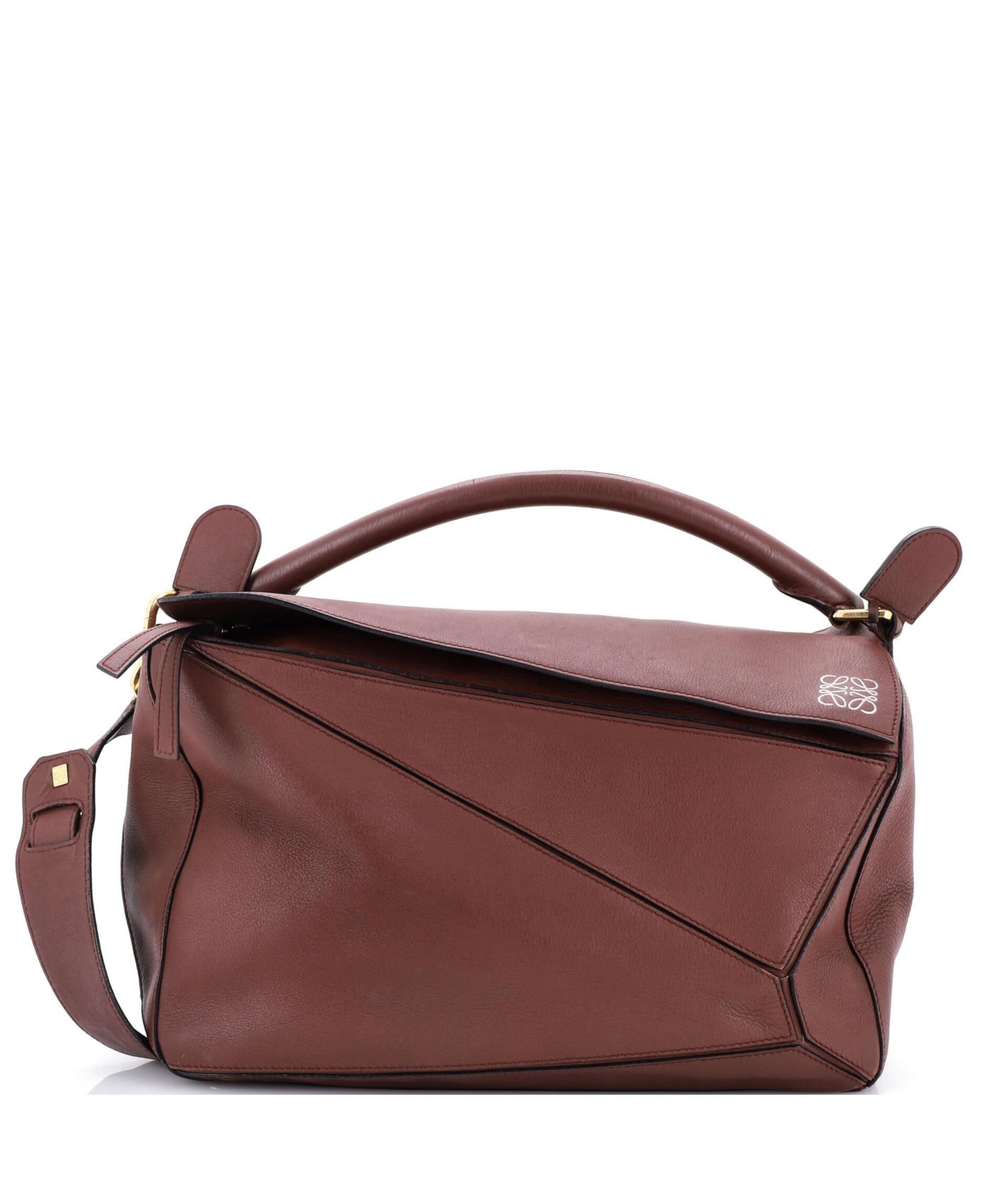 Click here for Pre-Owned Loewe Large Puzzle Bag Leather - Brown prices