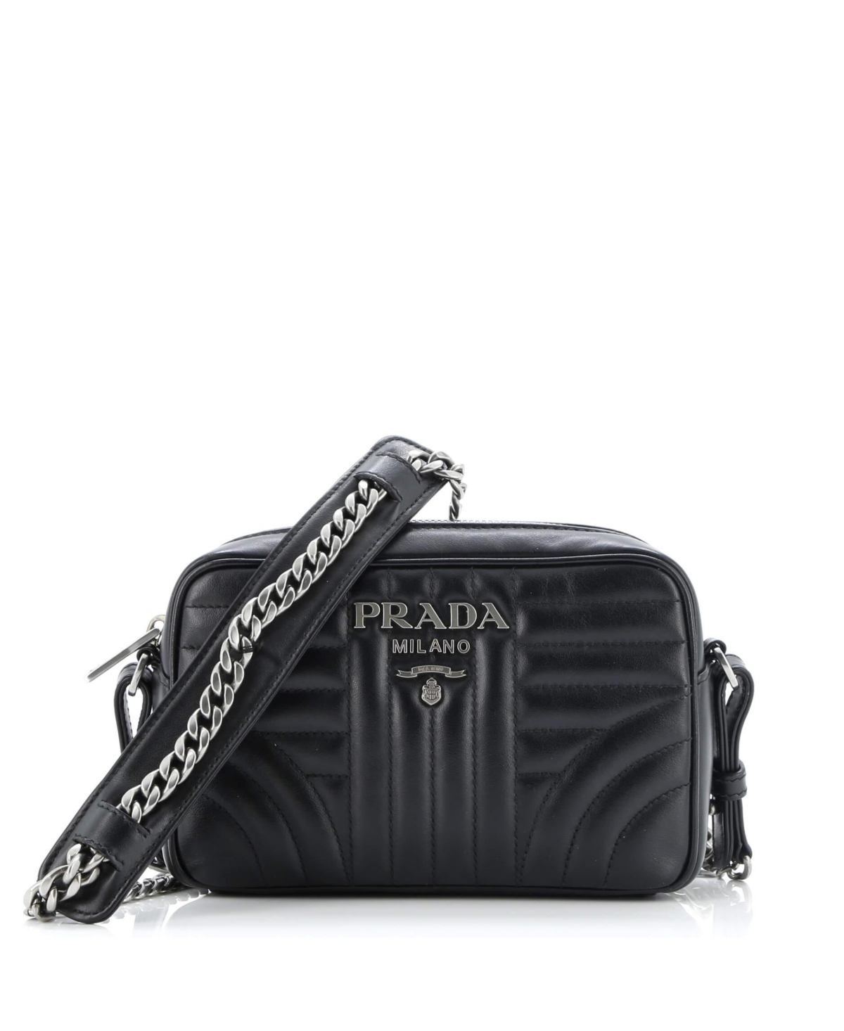 Click here for Pre-Owned Prada Small Camera Bag Diagramme Quilted... prices