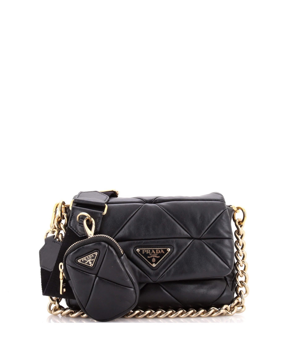 Click here for Pre-Owned Prada Small System Flap Shoulder Bag Qui... prices