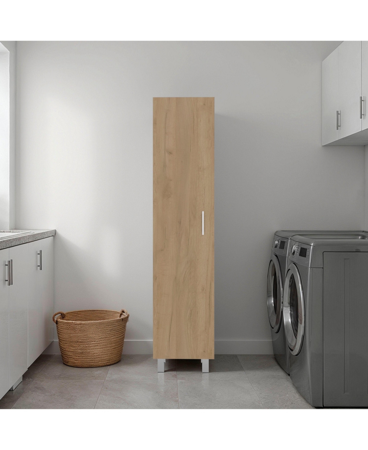 Click here for Depot E-Shop Vernon Slim Storage Cabinet with 4-Ti... prices