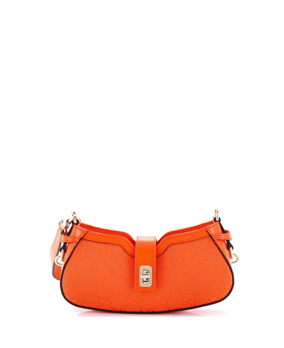 Click here for Pre-Owned Gucci Mini Moon Side Shoulder Bag Gg Can... prices