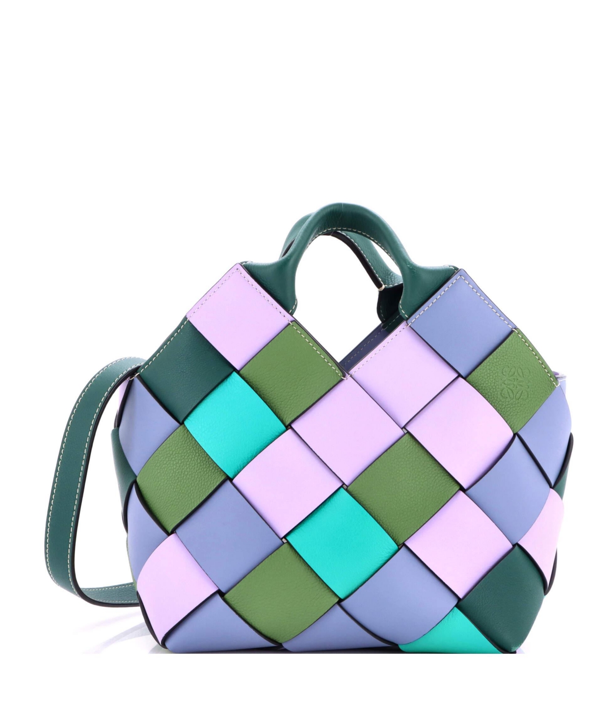 Click here for Pre-Owned Loewe Small Woven Basket Bag Leather - P... prices