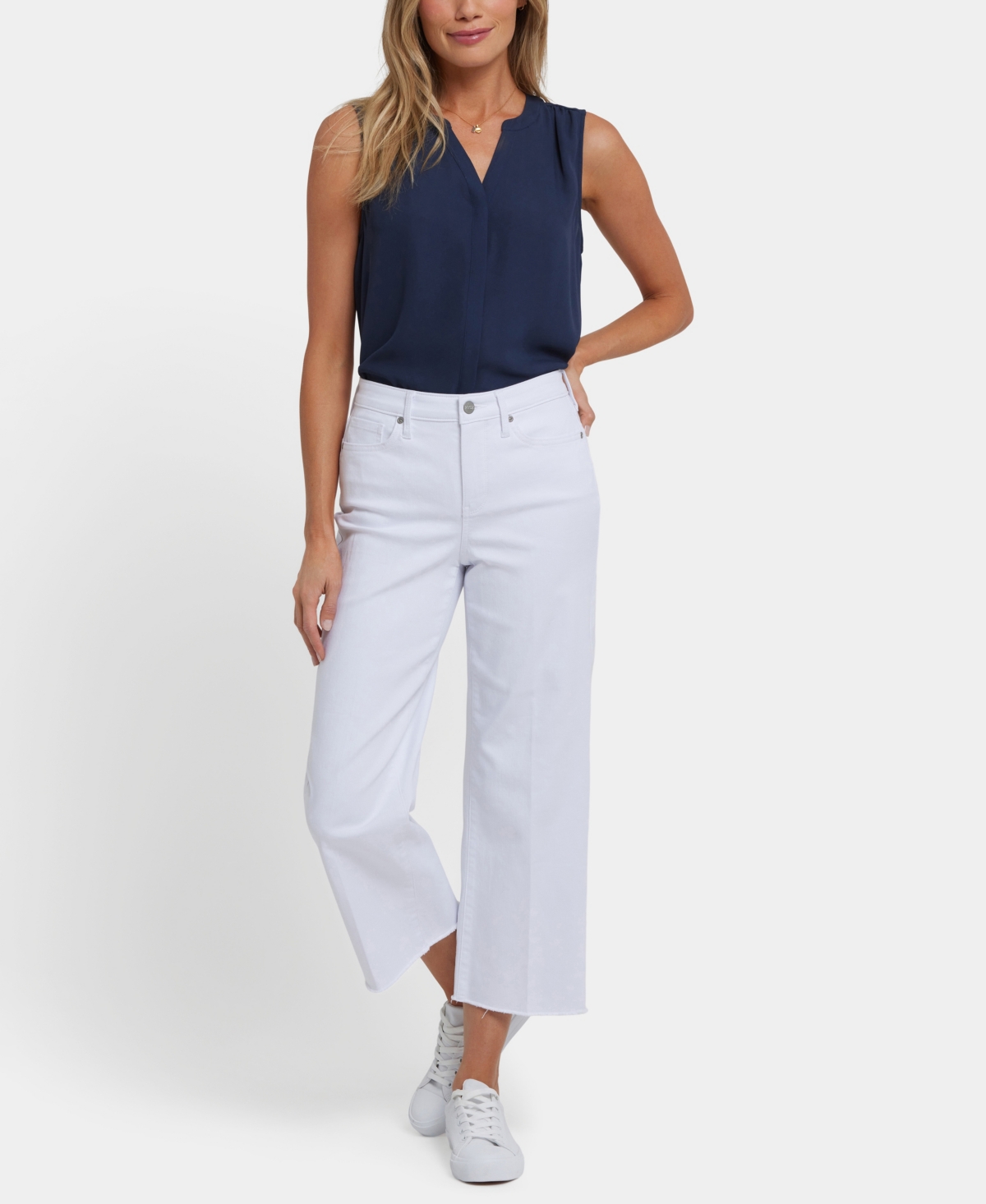 Click here for Nydj Womens Coco Relaxed Wide-Leg Crop Jeans - Opt... prices