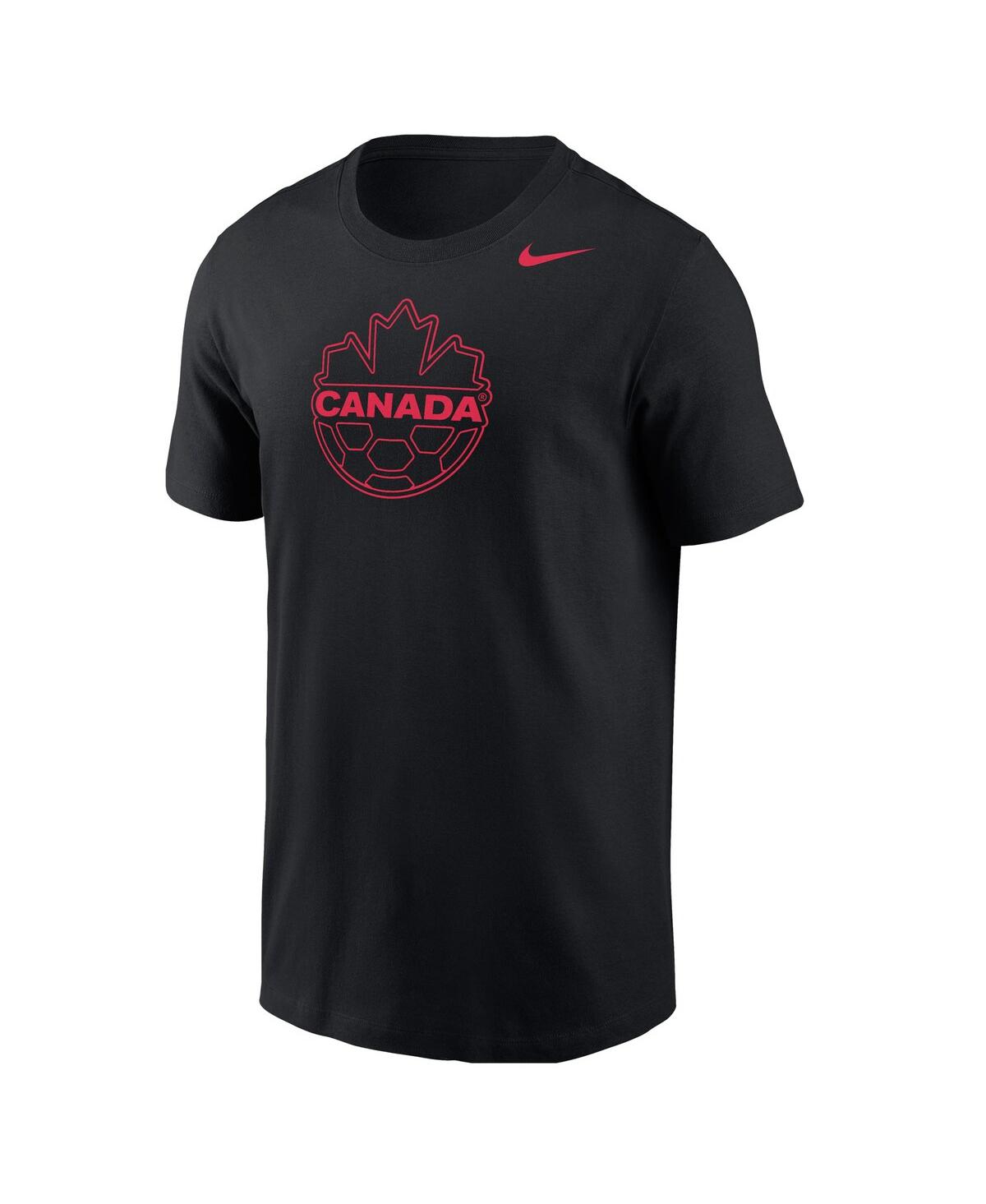 Click here for Nike Mens Black Canada Soccer Crest T-Shirt - Blac... prices
